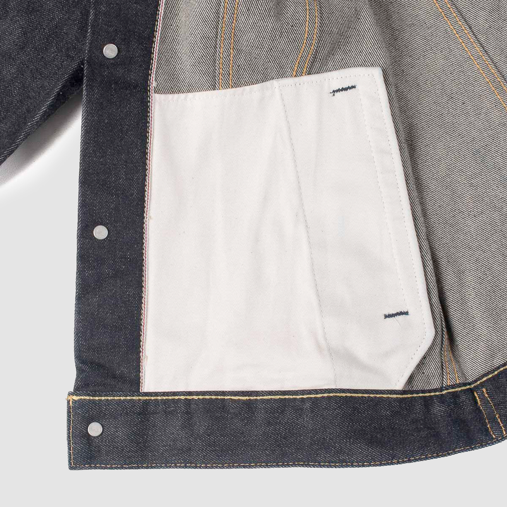 14oz Selvedge Denim Modified Type III Indigo – Silver Santa Fe